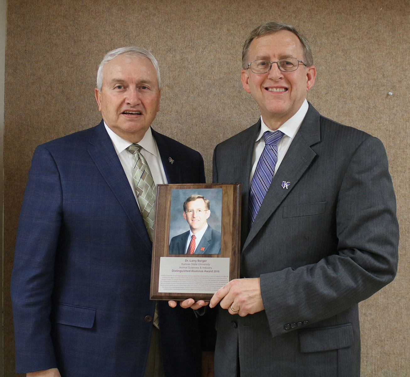 Berger Named 2016 K-State Animal Sciences & Industry Distinguished Alumnus